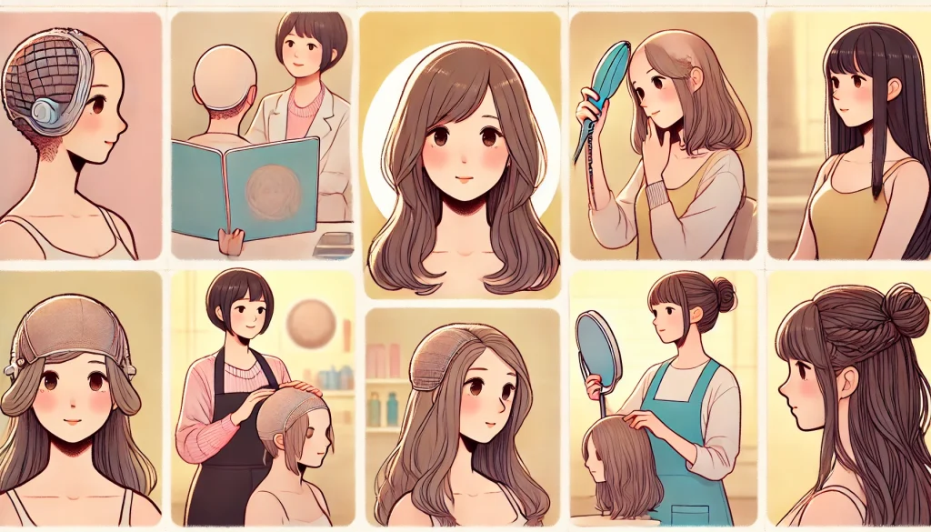 FAGAとウィッグ：自然に見えるウィッグの選び方とお手入れ方法＆オススメのショップ | 女性の薄毛ヘアケア対策ガイド